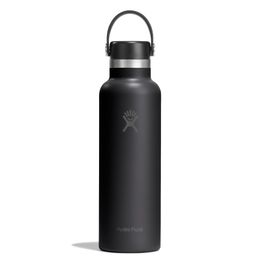Trinkflasche Hydro Flask "Standard Flex Cap, 21 OZ, 621 ml", schwarz, H:23,9cm, Edelstahl, Trinkflaschen, Trinkflasche