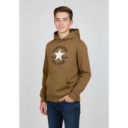 Kapuzensweatshirt Converse "CNVB DISSECTED CHUCK RLX FIT F", M&auml;dchen, Gr. 164/170 (176), incensed, Obermaterial: 60% Baumwolle, 40% Polyester, Sweatshirts, f&uuml;r Kinder, sportlicher Stil, bequeme Passform