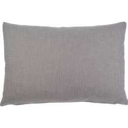 G&ouml;zze Dekokissen G&Ouml;ZZE "Dallas", silber (silberfarben, unifarben), B:60cm L:40cm, Obermaterial: 100% Polyester, Dekokissen_Sitzkissen_Kissenh&uuml;llen, in vielen Farben