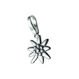 Charm Blume "Edelwei&szlig;, Silber 925", silber, Giorgio Martello MILANO, Charms, Damen, Silber 925 (Sterlingsilber)