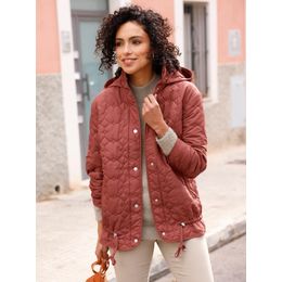 Steppjacke Inspirationen, Damen, Gr. 42, rot (rotbraun), 100% Polyester, Wattierung:100% Polyester, unifarben, Jacken Steppjacke