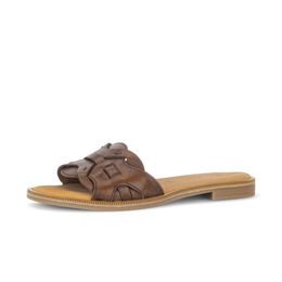 Pantolette Gabor "Pantolette", Damen, Gr. 35,5, braun, Schuhe Pantolette