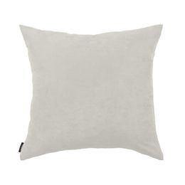 Dekokissen HOMING "Monaco" Gr. 1, grau (silbergrau, unifarben), B:50cm L:50cm, Polyester, Dekokissen_Sitzkissen_Kissenh&uuml;llen, Pflegeleicht