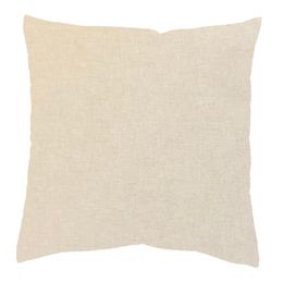 Dekokissen Home Wohnideen "LUCIO" Gr. 2, beige (natur, unifarben), B:50cm L:50cm, Polyester, Dekokissen_Sitzkissen_Kissenh&uuml;llen