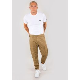 Cargohose Alpha Industries "Squad Pant", Damen, Gr. 38, Normalgr&ouml;&szlig;en, gr&uuml;n (khaki), Obermaterial: 98% Baumwolle, 2% Elastan; Futter: 100% Baumwolle, Hosen Cargohose