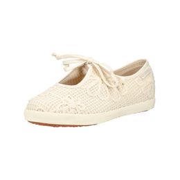 Schn&uuml;rschuh Superga "Superga Halbschuhe Textil", Damen, Gr. 37, beige, Textil, Schuhe Schn&uuml;rschuh