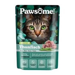 Pawsome Nassfutter Katze, Adult, Thunfisch 28x85 g
