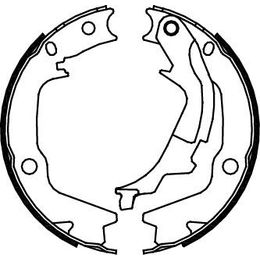 TRISCAN Bremsbackensatz, Feststellbremse 810043022 f&uuml;r HYUNDAI KIA