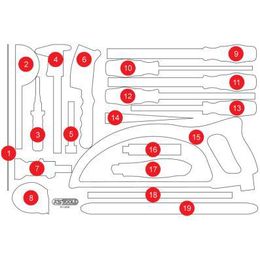 KS Tools Schaumstoffeinlage, Sortimentskasten 811002897