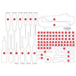 KS Tools Schaumstoffeinlage, Sortimentskasten 811010597