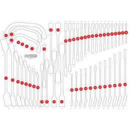 KS Tools Schaumstoffeinlage, Sortimentskasten 811005197