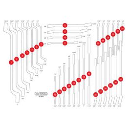 KS Tools Schaumstoffeinlage, Sortimentskasten 811003197