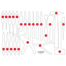 KS Tools Schaumstoffeinlage, Sortimentskasten 811102397
