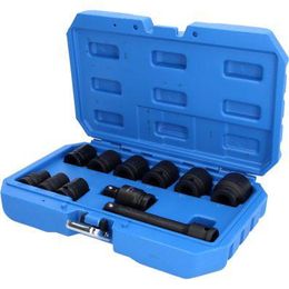 Brilliant Tools Kraft-Stecknuss-Satz 1/2 Kraft-Stecknuss-Satz, Sechskant, 11-tlg, kurz bt022645