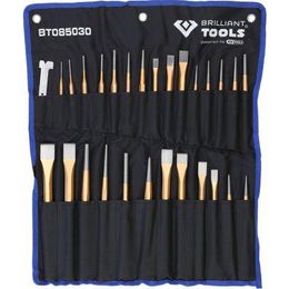 Brilliant Tools Durchtreiber-Satz Mei&szlig;el und Durchtreiber-Satz, 28-tlg bt085030