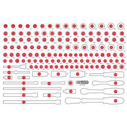 KS Tools Schaumstoffeinlage, Sortimentskasten 811114297