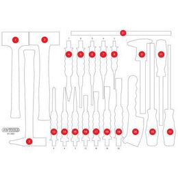 KS Tools Schaumstoffeinlage, Sortimentskasten 811002197
