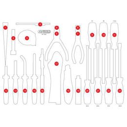 KS Tools Schaumstoffeinlage, Sortimentskasten 811103297