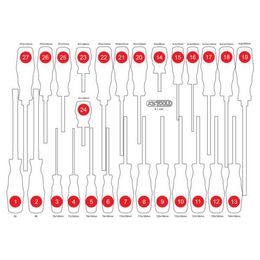 KS Tools Schaumstoffeinlage, Sortimentskasten 811102797