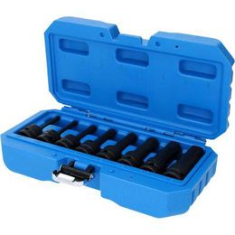 Brilliant Tools Kraft-Stecknuss-Satz 1/2 Kraft-Bit-Stecknuss-Satz, Innensechskant, 8-tlg, 5 - 19 bt022615