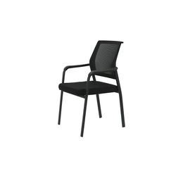 Besucherstuhl - schwarz - 59 cm - 90 cm - cm 62,0 - Sconto