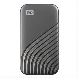 Western Digital SSD-Festplatte "Mobile Festplatte "My Passport SSD" 2 TB", grau, 2000 GB, Schreibgeschwindigkeitmaximal 1000 MB/s Lesegeschwindigkeitmaximal 1050 MB/s, Festplatten