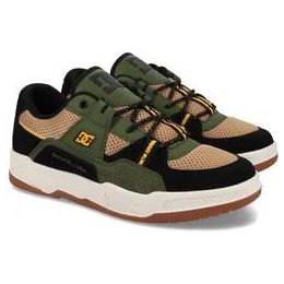 Schn&uuml;rschuh DC Shoes "Construct", Herren, Gr. 12(46), gr&uuml;n (braun, olive), Obermaterial:54.6% Leder, 20.9% Synthetikmaterial, 25.5% Microfaser;, Schuhe Schn&uuml;rschuh