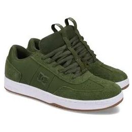 Schn&uuml;rschuh DC Shoes "DC Astrix", Herren, Gr. 10 (43), olive, wei&szlig;, Obermaterial:61.35% Leder, 38.65% Synthetikmaterial;, Schuhe Schn&uuml;rschuh