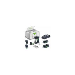 FESTOOL C 18 HPC 4,0 I-Set Akku-Bohrschrauber aus Kunststoff und Metall mit b&uuml;rstenlosem Motor und Schnellspannbohrfutter f&uuml;r Holz oder Metall, inklusive Akku (18 V / 4.0 Ah), Ladeger&auml;t und Zubeh&ouml;r - 577617)