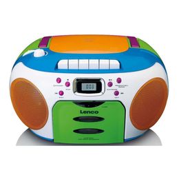 Lenco Radio/CD/Kassetten-Player Kopfh&ouml;reranschluss SCD-971 Kids (SCD-971 Multicolour)