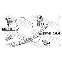 FEBEST Lagerung, Motor nmn16alh vorne links f&uuml;r SAMSUNG NISSAN