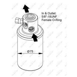 NRF Trockner, Klimaanlage 33231 f&uuml;r MERCEDES-BENZ VW