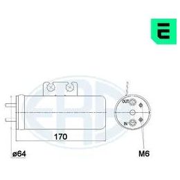 ERA Trockner, Klimaanlage 668001 f&uuml;r CITRO&Euml;N/PEUGEOT PEUGEOT