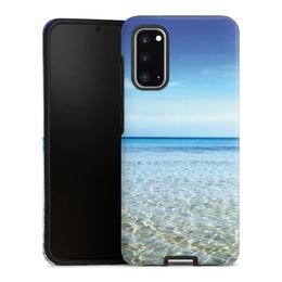 DeinDesign Galaxy S20 Handy Panzer Handyh&uuml;lle robuste Outdoor H&uuml;lle Schutzh&uuml;lle matt Urlaub Sky Ocean Tough Case