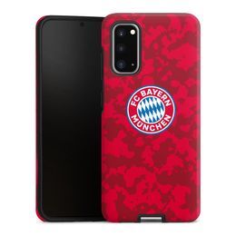 DeinDesign Galaxy S20 Handy Panzer Handyh&uuml;lle robuste Outdoor H&uuml;lle Schutzh&uuml;lle matt Camouflage Fcb Fc Bayern M&uuml;nchen Tough Case