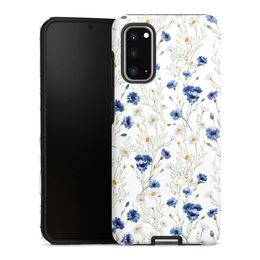 DeinDesign Galaxy S20 Handy Panzer Handyh&uuml;lle robuste Outdoor H&uuml;lle Schutzh&uuml;lle matt Flower Muster Flowers Tough Case