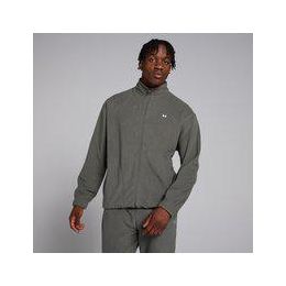 MP Herren Fleece mit durchgehendem Rei&szlig;verschluss &ndash; Gun Metal - S
