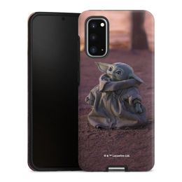 DeinDesign Galaxy S20 Handy Panzer Handyh&uuml;lle robuste Outdoor H&uuml;lle Schutzh&uuml;lle matt The Child Star Wars Baby Yoda Tough Case