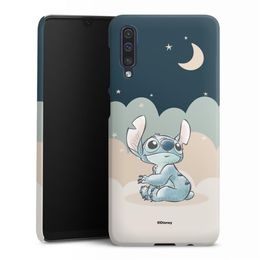 DeinDesign Galaxy A50 Handy Premium Case Smartphone Handyh&uuml;lle Schutzh&uuml;lle matt Moon Lilo & Stitch Disney Premium Case