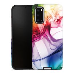 DeinDesign Galaxy S20 Handy Panzer Handyh&uuml;lle robuste Outdoor H&uuml;lle Schutzh&uuml;lle matt Rainbow Colour Water Tough Case