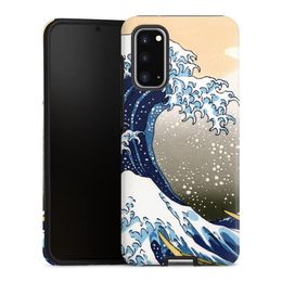 DeinDesign Galaxy S20 Handy Panzer Handyh&uuml;lle robuste Outdoor H&uuml;lle Schutzh&uuml;lle matt Kunst Katsushika Hokusai Die Gro&szlig;e Welle Vor Kanagawa Tough Case