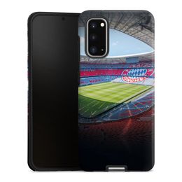 DeinDesign Galaxy S20 Handy Panzer Handyh&uuml;lle robuste Outdoor H&uuml;lle Schutzh&uuml;lle matt Fcb Fc Bayern M&uuml;nchen Stadium Tough Case