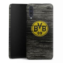 DeinDesign Galaxy A50 Handy Premium Case Smartphone Handyh&uuml;lle Schutzh&uuml;lle matt Wooden Look Bvb Borussia Dortmund Premium Case