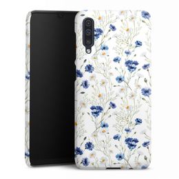 DeinDesign Galaxy A50 Handy Premium Case Smartphone Handyh&uuml;lle Schutzh&uuml;lle matt Flowers Muster Flower Premium Case
