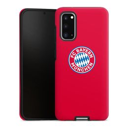DeinDesign Galaxy S20 Handy Panzer Handyh&uuml;lle robuste Outdoor H&uuml;lle Schutzh&uuml;lle matt Fc Bayern M&uuml;nchen Fcb Logo Tough Case