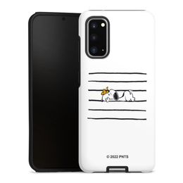 DeinDesign Galaxy S20 Handy Panzer Handyh&uuml;lle robuste Outdoor H&uuml;lle Schutzh&uuml;lle matt Snoopy Peanuts Dog Tough Case