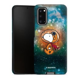 DeinDesign Galaxy S20 Handy Panzer Handyh&uuml;lle robuste Outdoor H&uuml;lle Schutzh&uuml;lle matt Official Licensed Product Snoopy Astronaut Tough Case