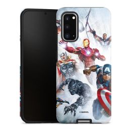 DeinDesign Galaxy S20 Handy Panzer Handyh&uuml;lle robuste Outdoor H&uuml;lle Schutzh&uuml;lle matt Official Licensed Product Marvel Avengers Tough Case
