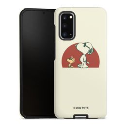 DeinDesign Galaxy S20 Handy Panzer Handyh&uuml;lle robuste Outdoor H&uuml;lle Schutzh&uuml;lle matt Official Licensed Product Kindheit Snoopy Tough Case