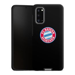 DeinDesign Galaxy S20 Handy Panzer Handyh&uuml;lle robuste Outdoor H&uuml;lle Schutzh&uuml;lle matt Logo Official Licensed Product Fc Bayern M&uuml;nchen Tough Case